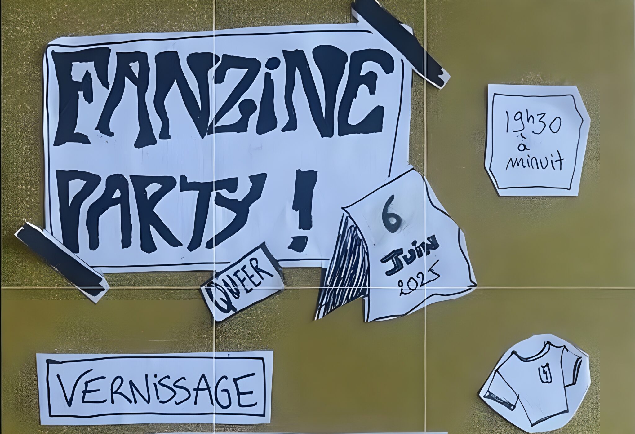 Exposition .019 LES CISEAUX FANZINE – La Galerie de BosKop | Lyon 7e